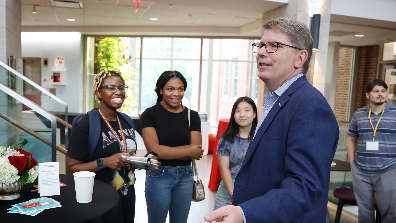 New First-Generation Students and Their Families Welcomed by Faculty and Staff | Davidson